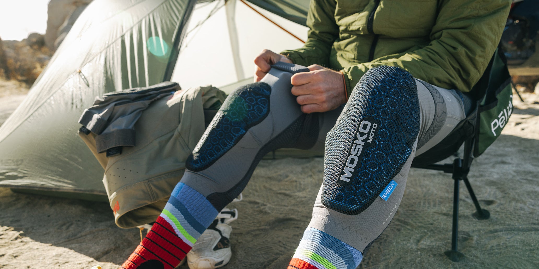 Phase CE-2 Knee Armored Protection Sleeve | Mosko Moto