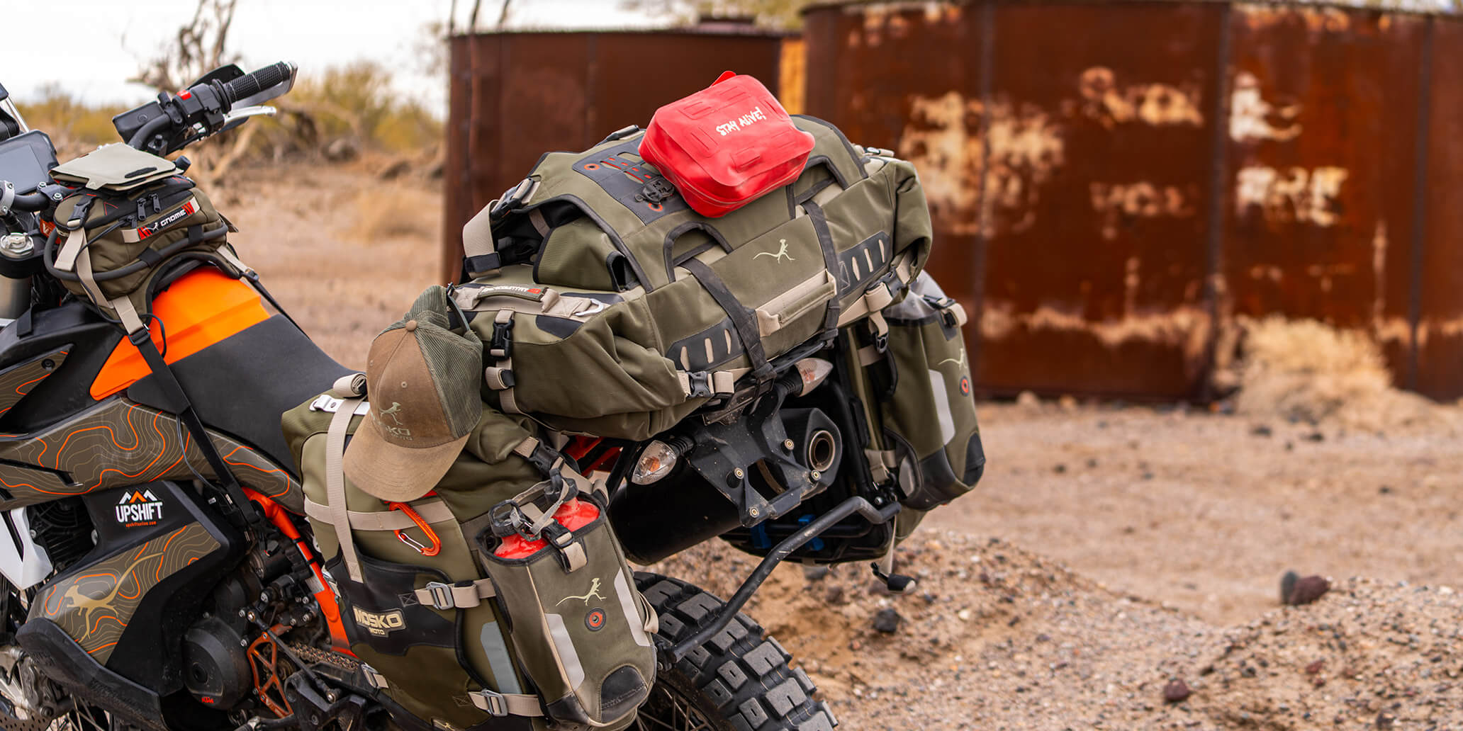 Backcountry 40L Motorcycle Duffle Bag | Mosko Moto