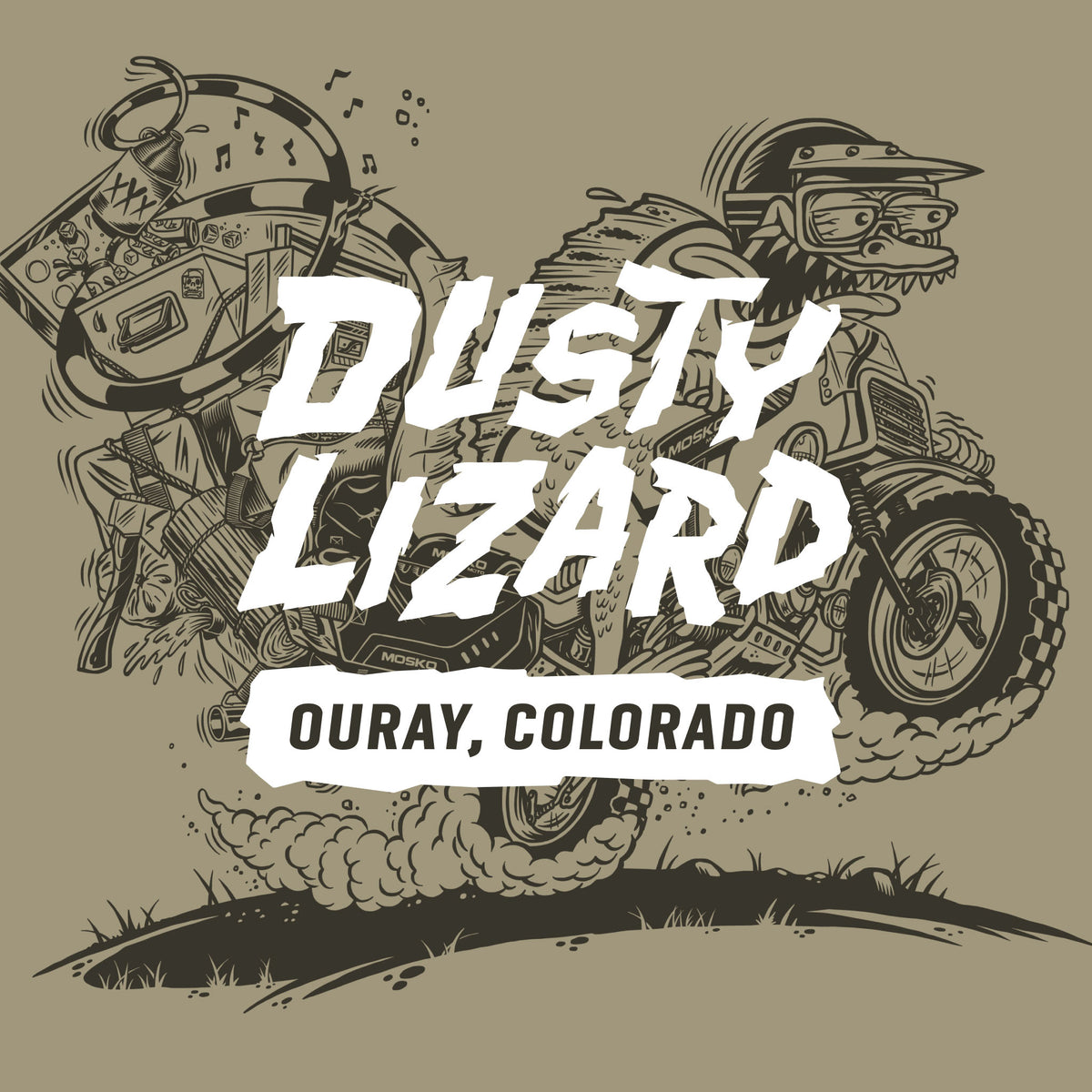 Dusty Lizard Campout Ouray - Mosko Moto