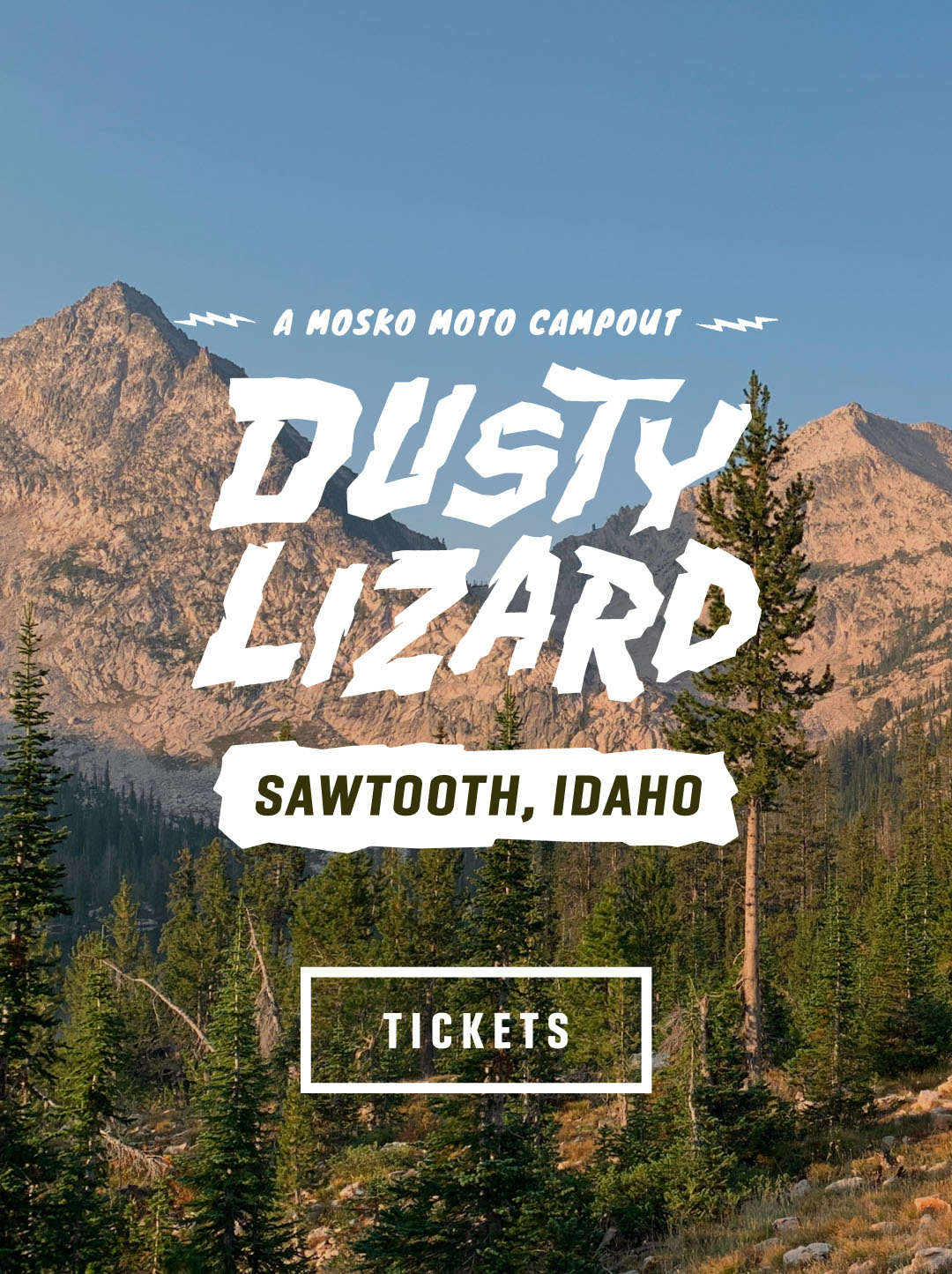 Dusty Lizard Campout Sawtooths - Mosko Moto